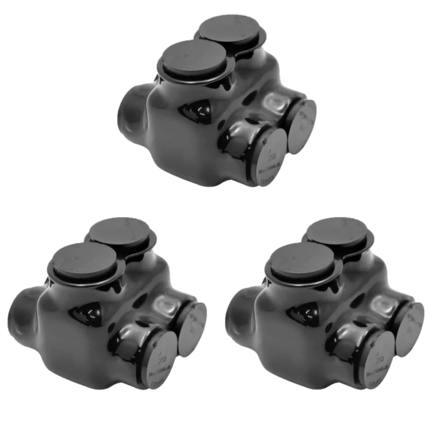 Insulated Splice Connector 2 Ports Wire Connectors 2-14AWG Wide Polari ...